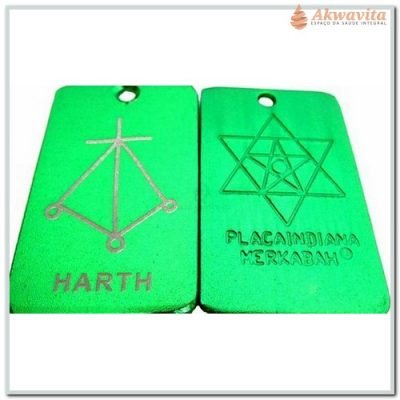 PlacaIndiana Karuna Reiki nível I Símbolos 5cm Hedvaldo Cantelli